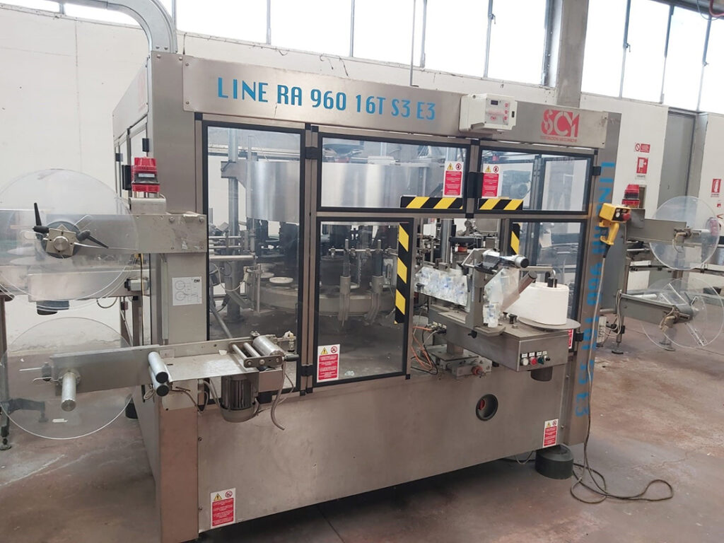 Used Bottling Line OCME for Oil, Shampoo, Tonic Milk and Emulsions ...