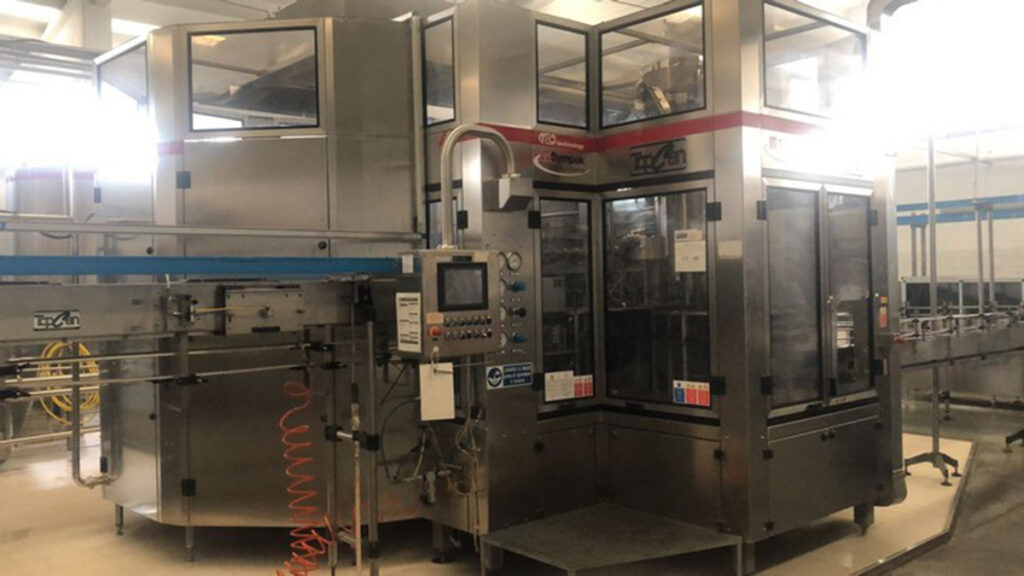 Used KRONES Bottling Line for Water and CSD with Capacity of 14,000 BPH ...