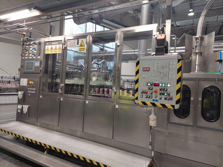 Used Complete KHS/Ferrum Can Filling Line for Beer with Capacity of ...